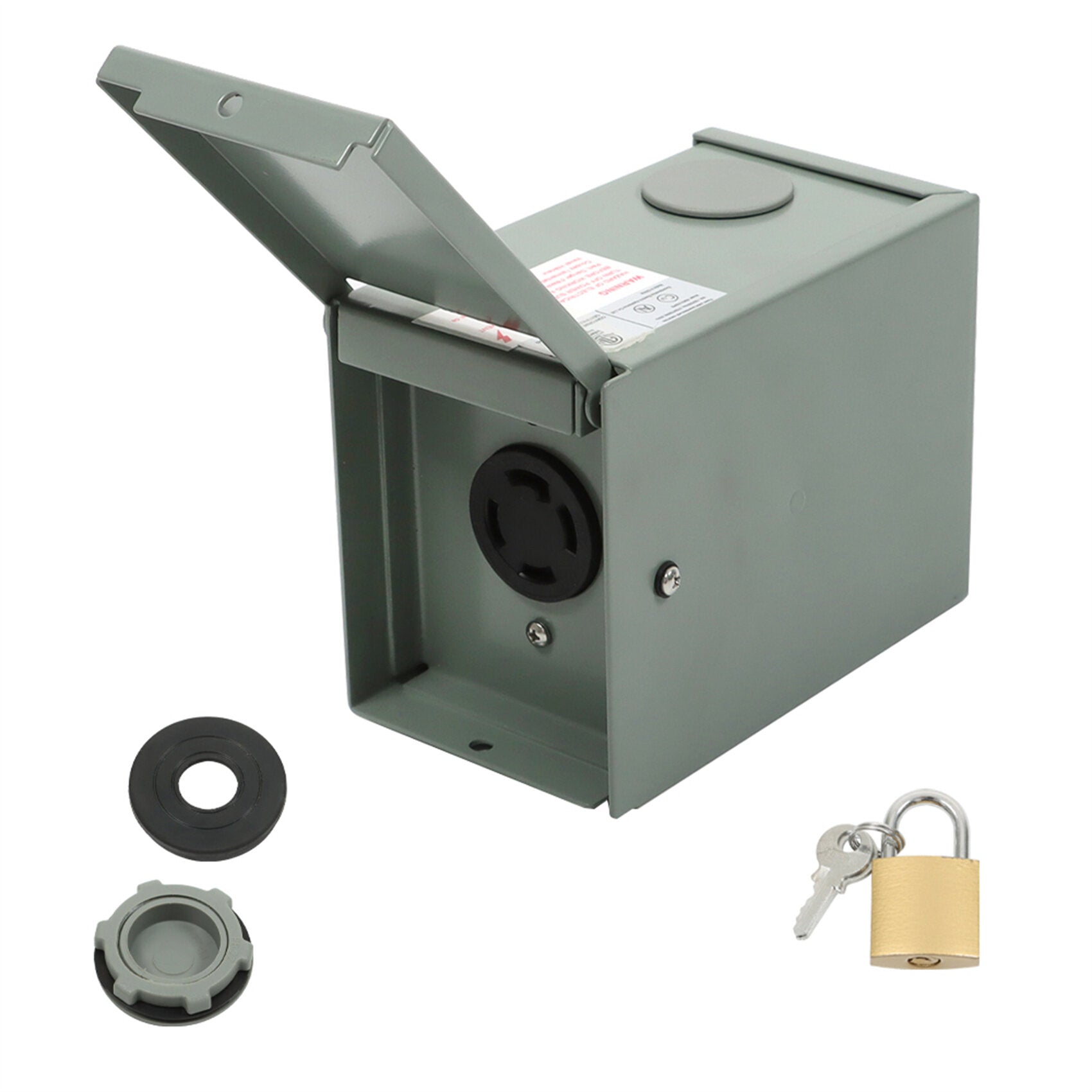 labwork 30A Hinged Door Power Junction Box NEMA L14-30R Power Junctio ...