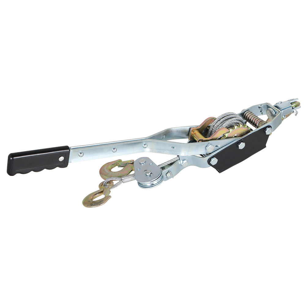New 4T Hand Puller Cable Winch Puller Pulling Hand Rachet Dual Gear 3 ...