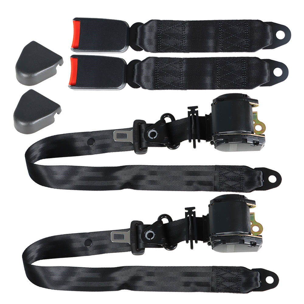 Labwork Universal 3 Point Retractable Seat Belt For Jeep CJ YJ Wrangle ...