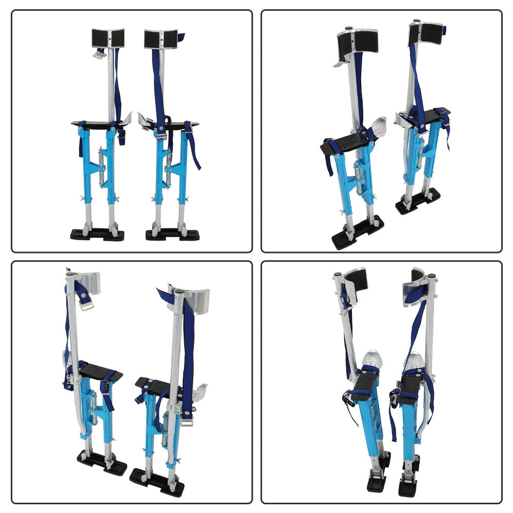 18" - 30" Lightweight Aluminum Stilt Tool For Drywall, Wallpaper, Pain ...