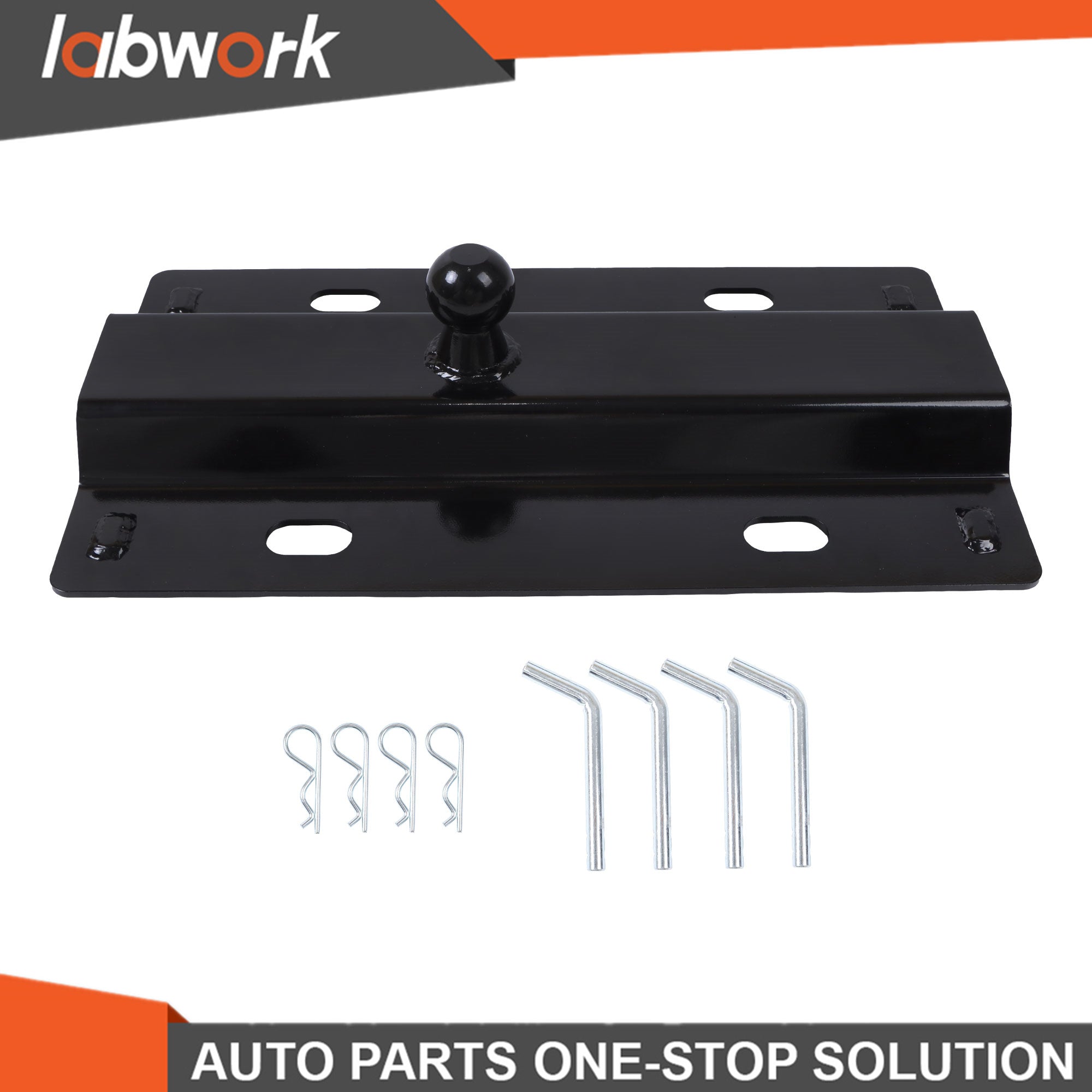 Labwork Fifth Wheel Gooseneck Hitch Adapter Plate 30,000 lbs, 2-5/16-I ...