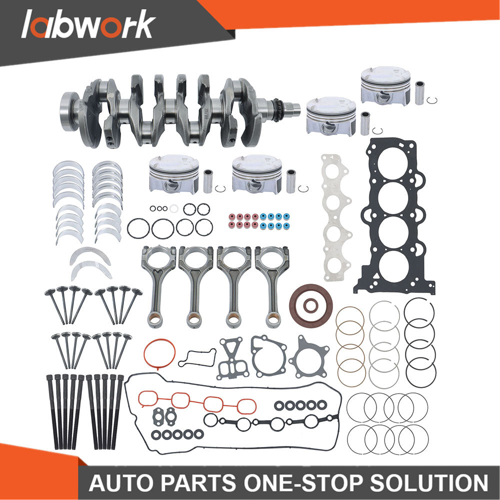 Labwork G4FJ 1.6L Turbo Engine Overhaul Rebuild Kit-Crankshaft/Rods Fo ...
