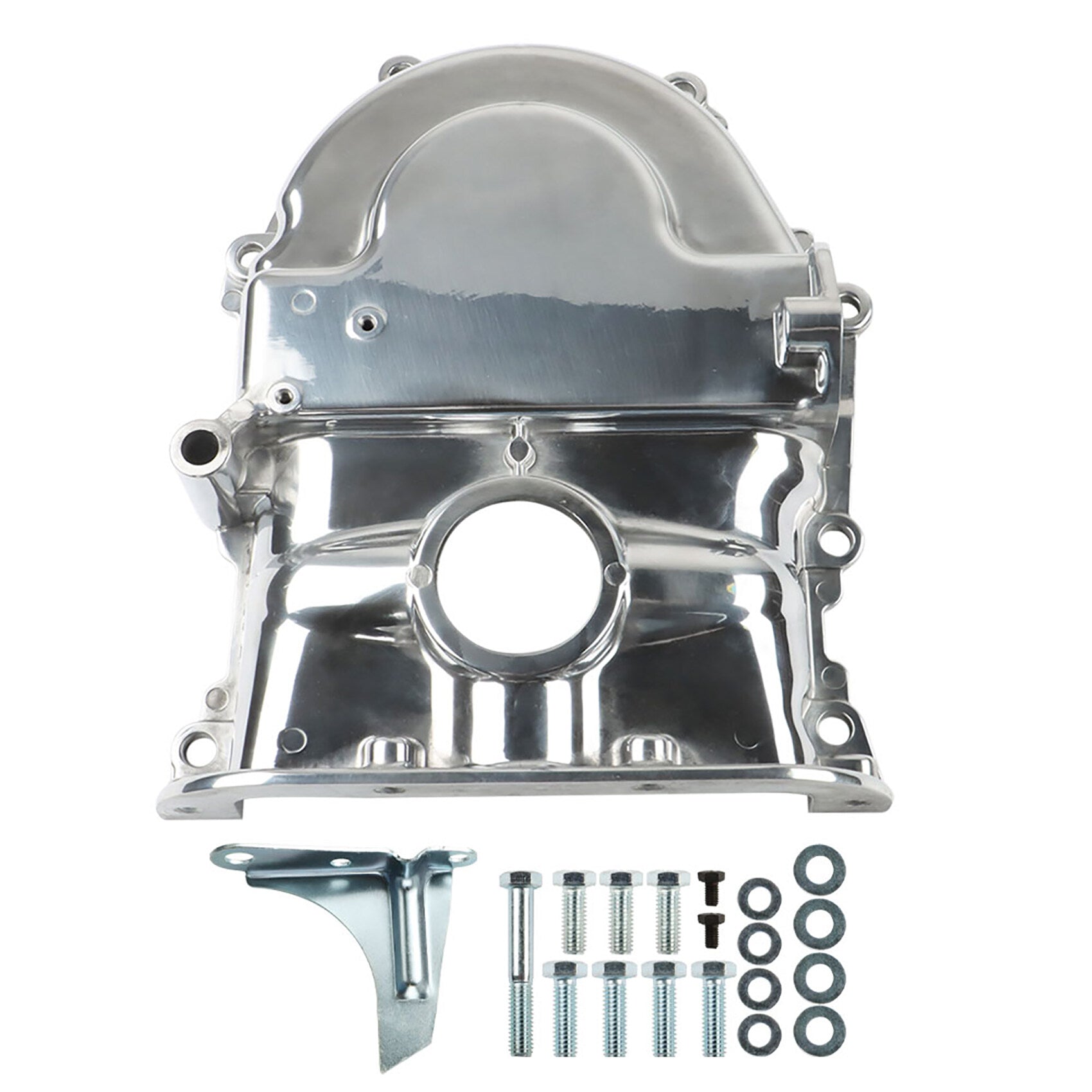labwork Big Block Polished Aluminum Timing Cover Replacement for Ford ...