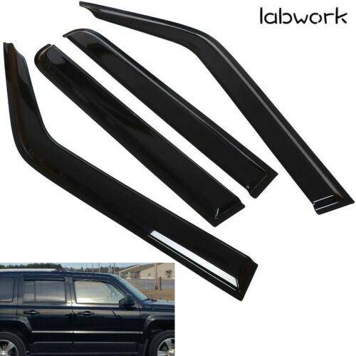 4Pcs Window Visors Sun Rain Guards Vent Shade For Jeep Patriot 2007 2 ...