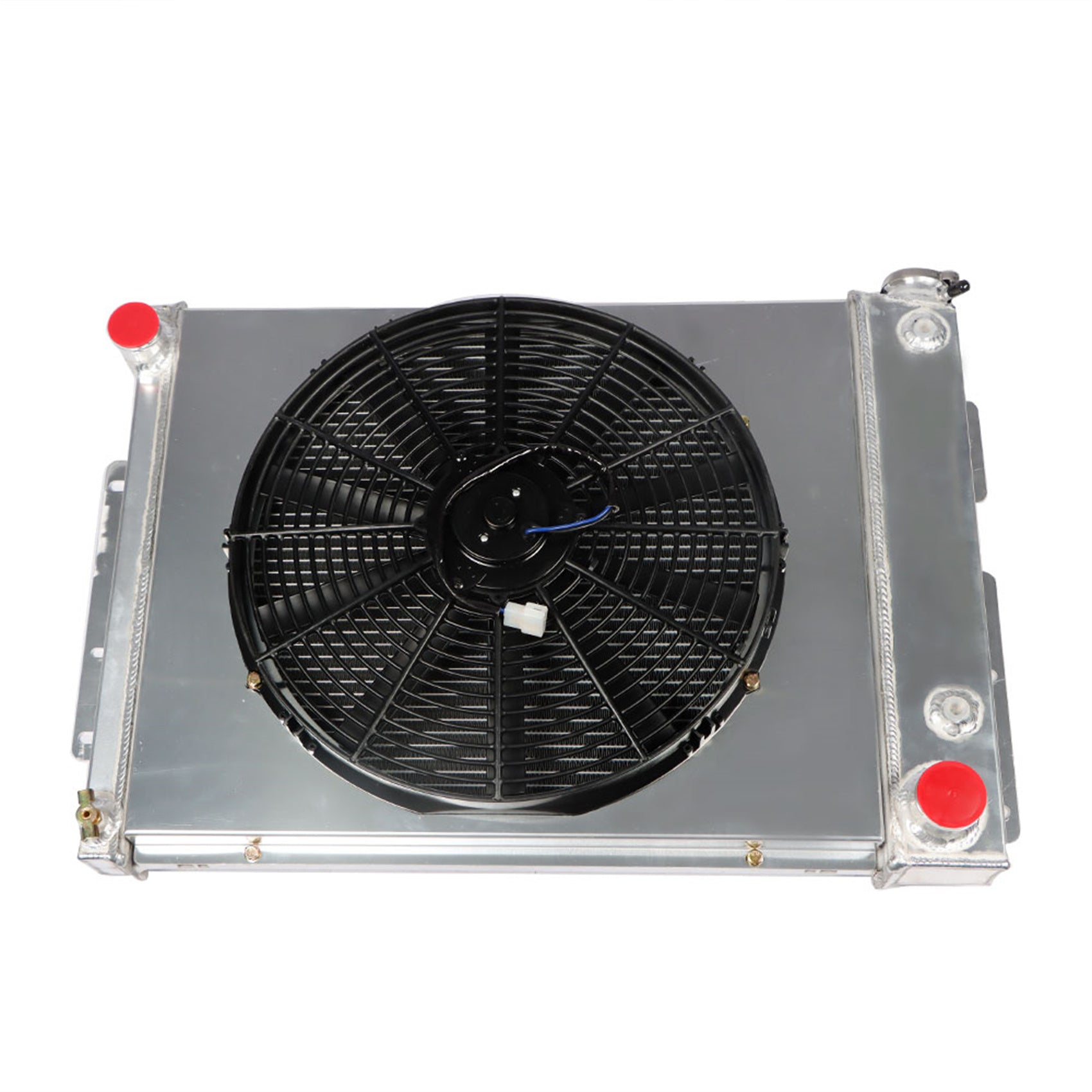 labwork Aluminum Core Radiator & fan Shroud Replacement for 1967-1969 ...