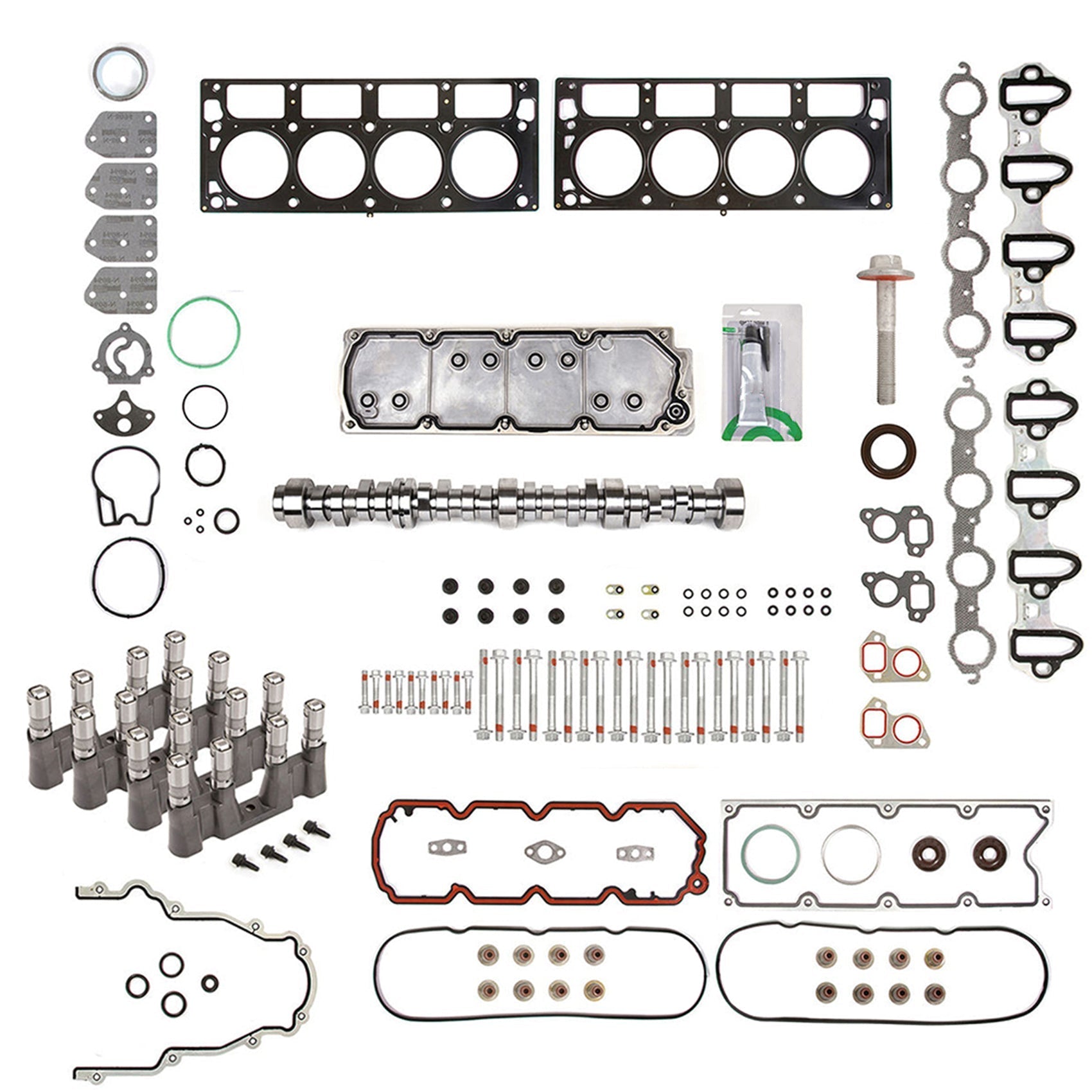 AFM DOD KIT CAM GASKETS BOLTS LIFTERS For 07-13 Silverado Chevy 5.3L ...