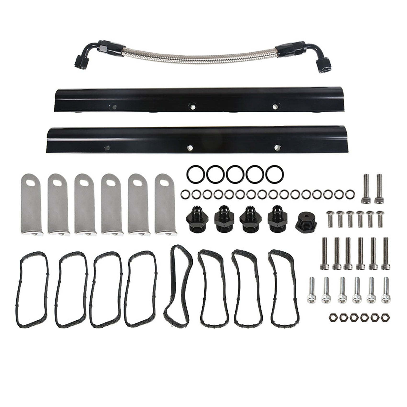 Labwork Billet Fuel Rail Kit For LS LS1 LS2 LS3 LS6 Intake Manifold H ...
