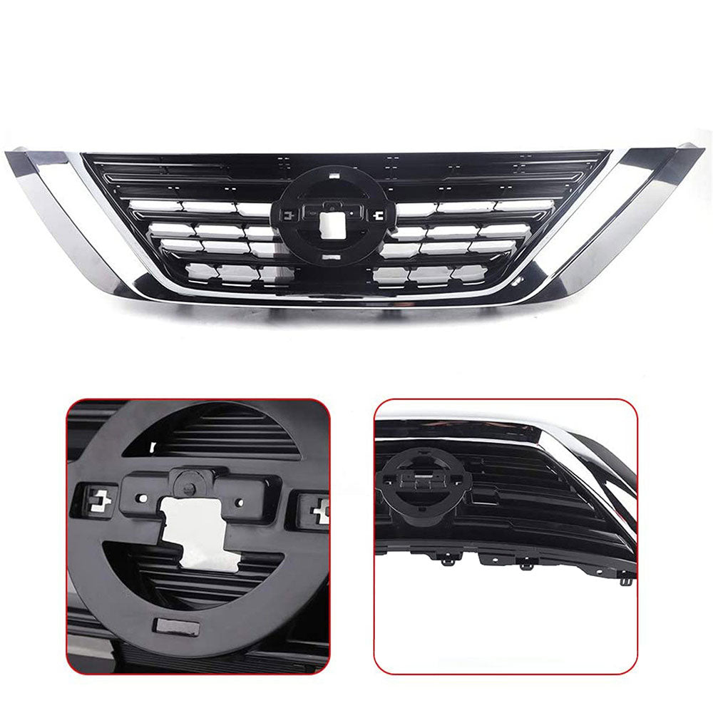 Labwork For 2016 2017 2018 Nissan Altima ABS Style Grille Front Upper ...