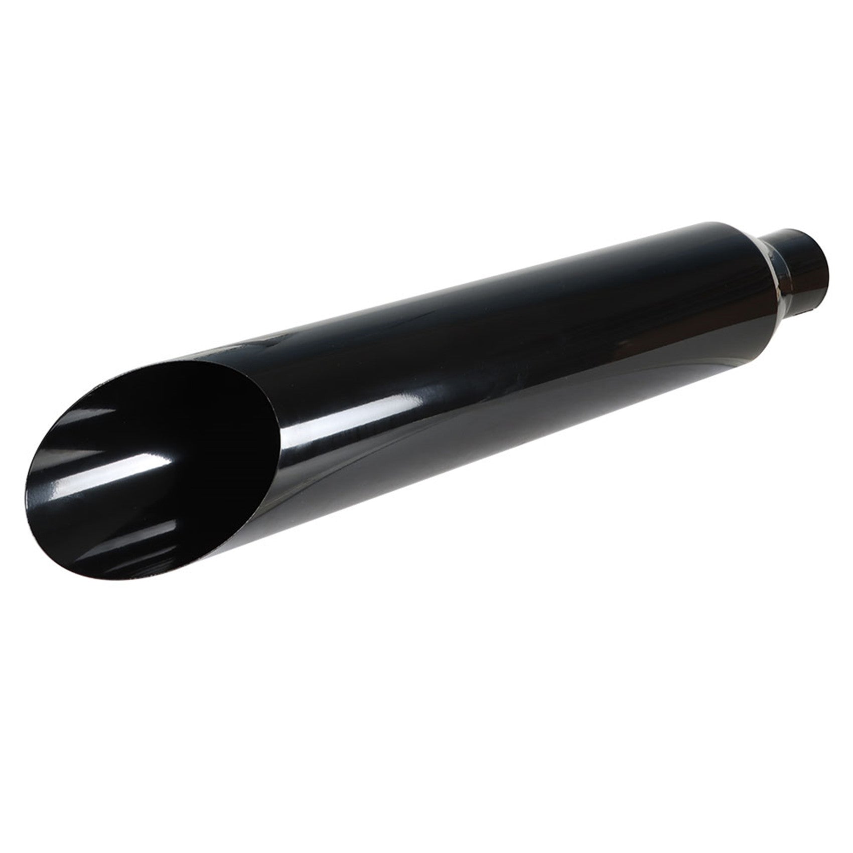 One 4" Inlet 7" Outlet 36" Long Diesel Exhaust Stack Pipe Miter Cut B ...
