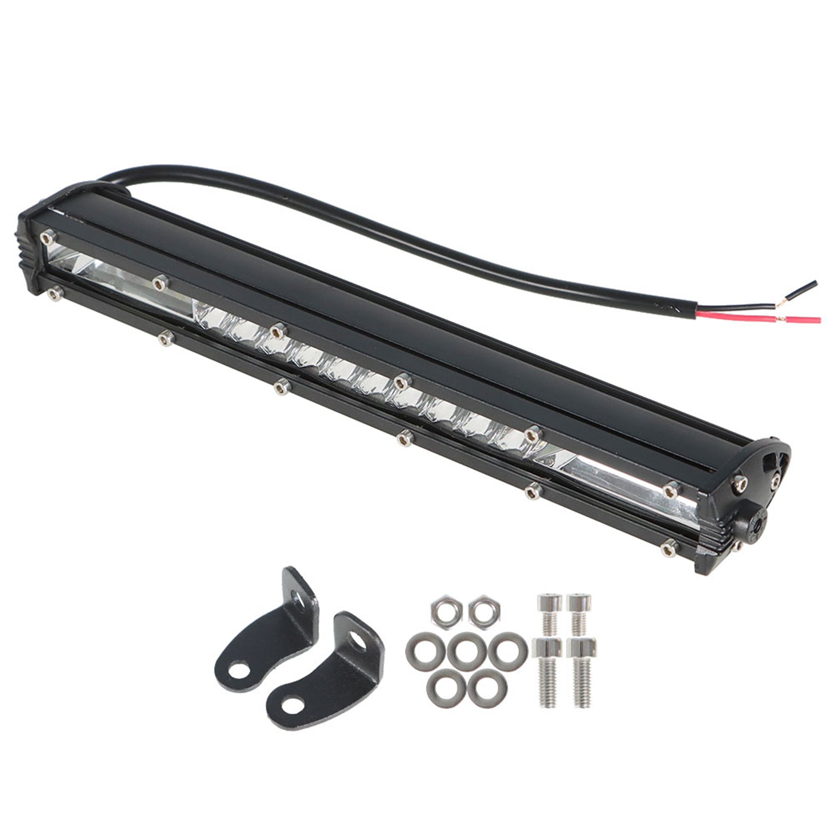 labwork 12 Inch Single Row LED Work Light Bar 450W 6000K 12000LM 12V ...